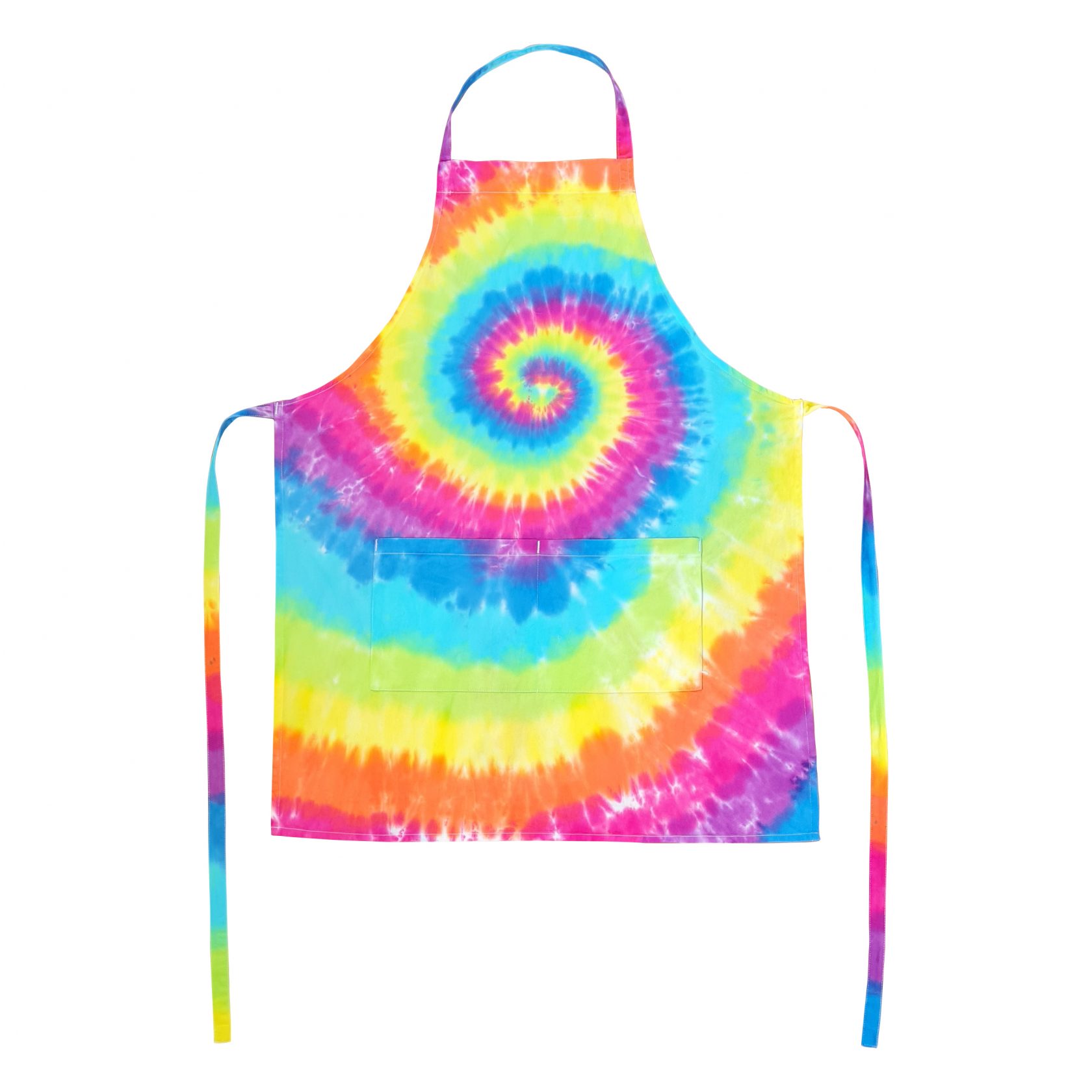 EARTH POSITIVE RAINBOW SWIRL APRONS - Funky Tie Dye